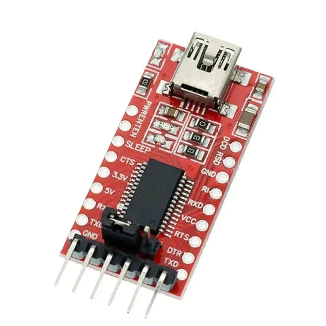 Ftdi usb ke adaptor serial ft232r mini usb arduino antarmuka modul ...